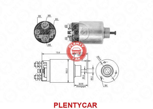 Реле втягивающее стартера ERA ZM1860 купить в интернет-магазине ...