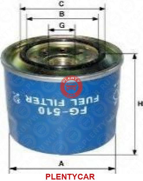 Фильтр топливный Good Will FG510 купить в интернет-магазине | Plentycar.ru